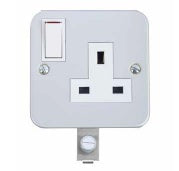 Shell Scheme Electrical Socket (3 Pin – UK standard) - single – GES - SA